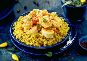Rice Pilaf with Shrimp and Turmeric – HOME – mydiarydiet.com